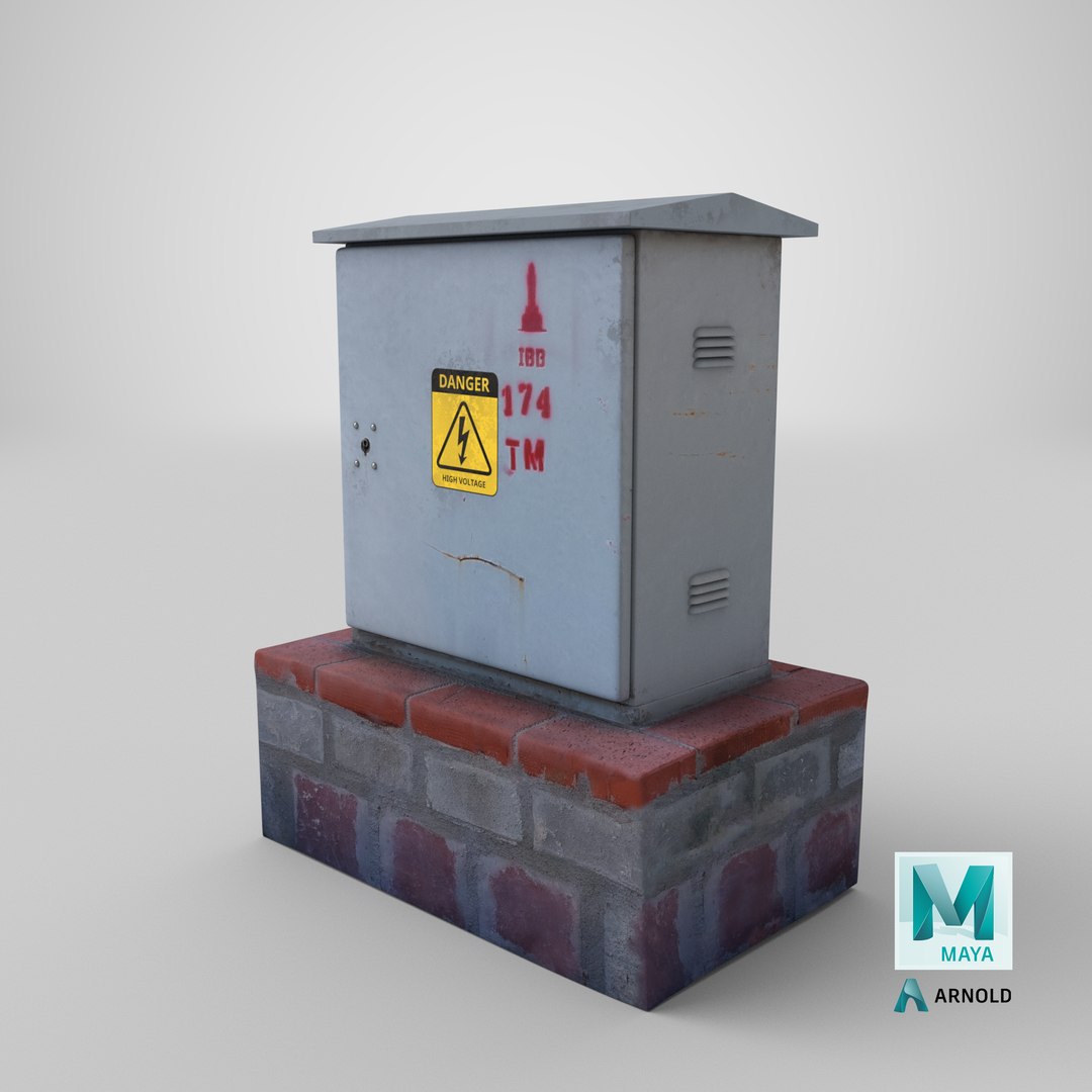 3D Electrical Box V1 - TurboSquid 2099369