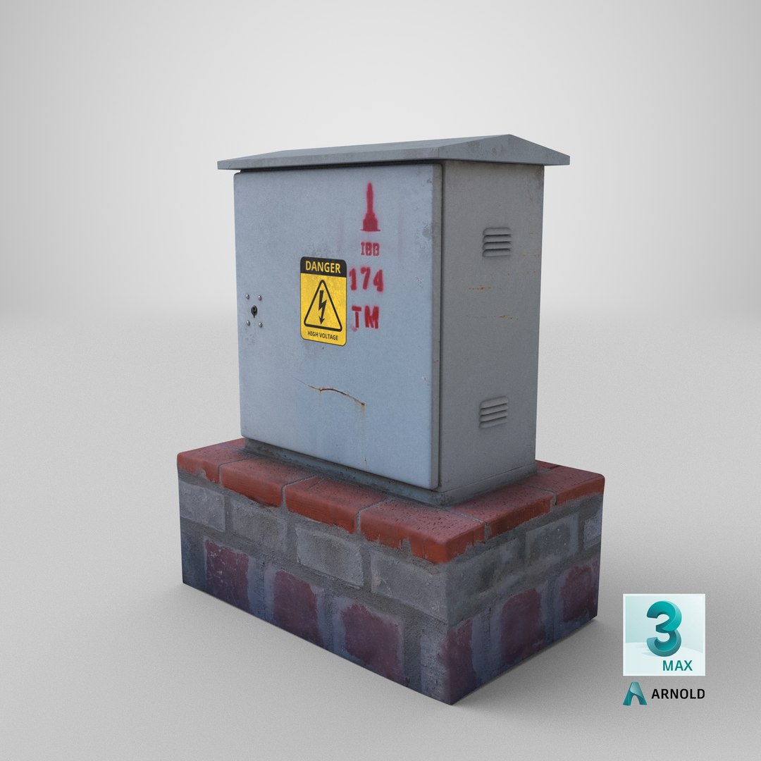 3D Electrical Box V1 - TurboSquid 2099369