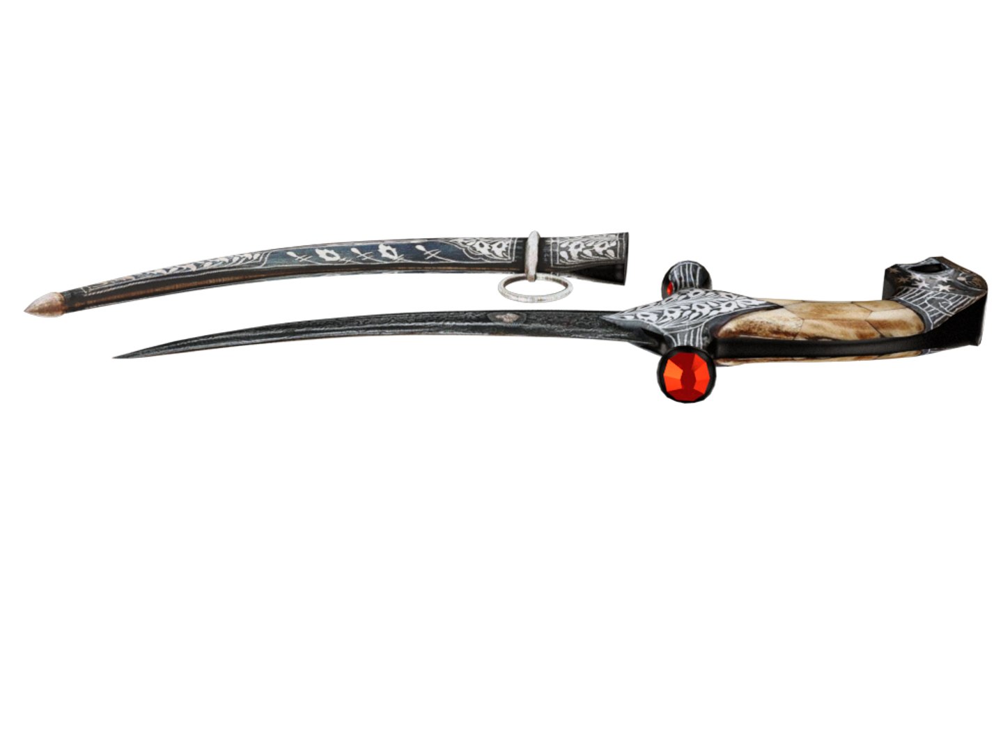 3D Dagger Knife Weapon Model - TurboSquid 1354832