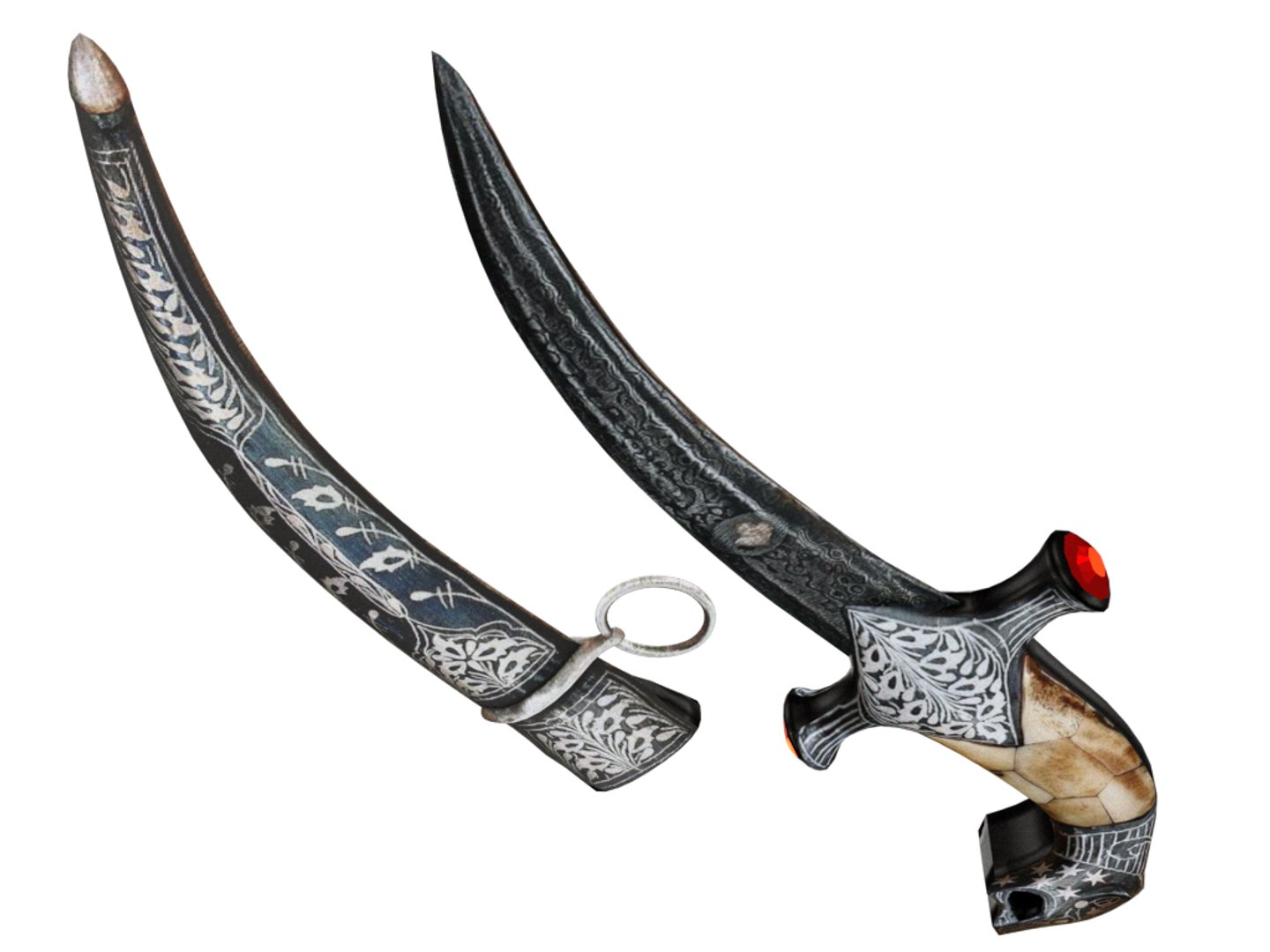 3D Dagger Knife Weapon Model - TurboSquid 1354832
