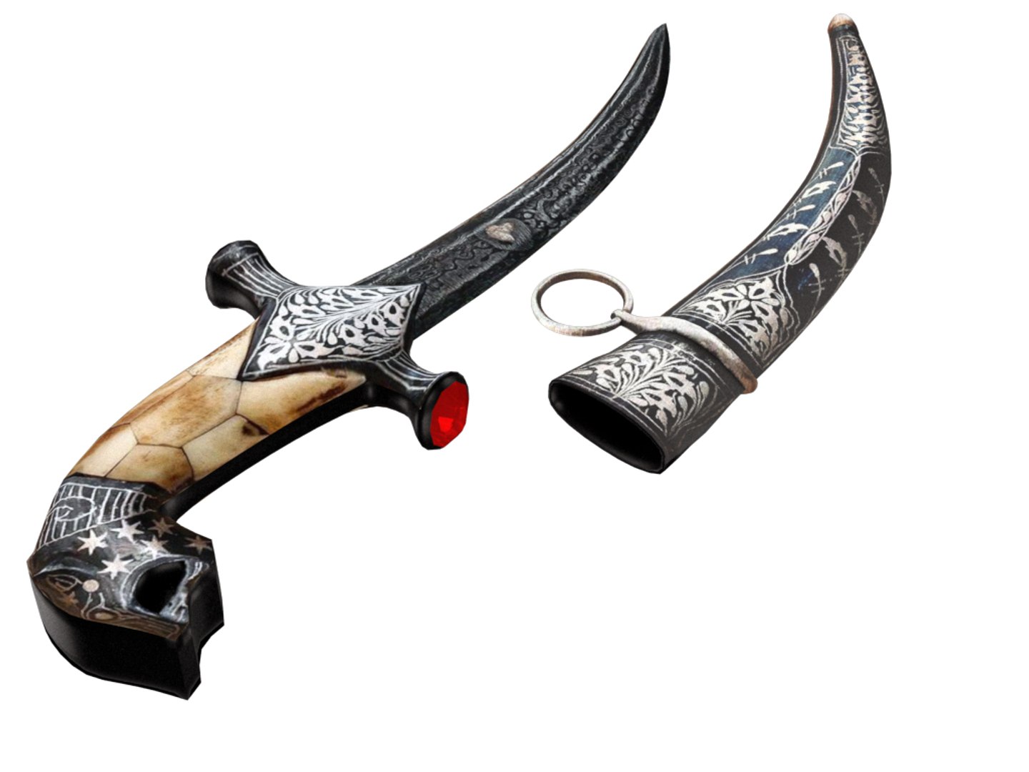 3D Dagger Knife Weapon Model - TurboSquid 1354832