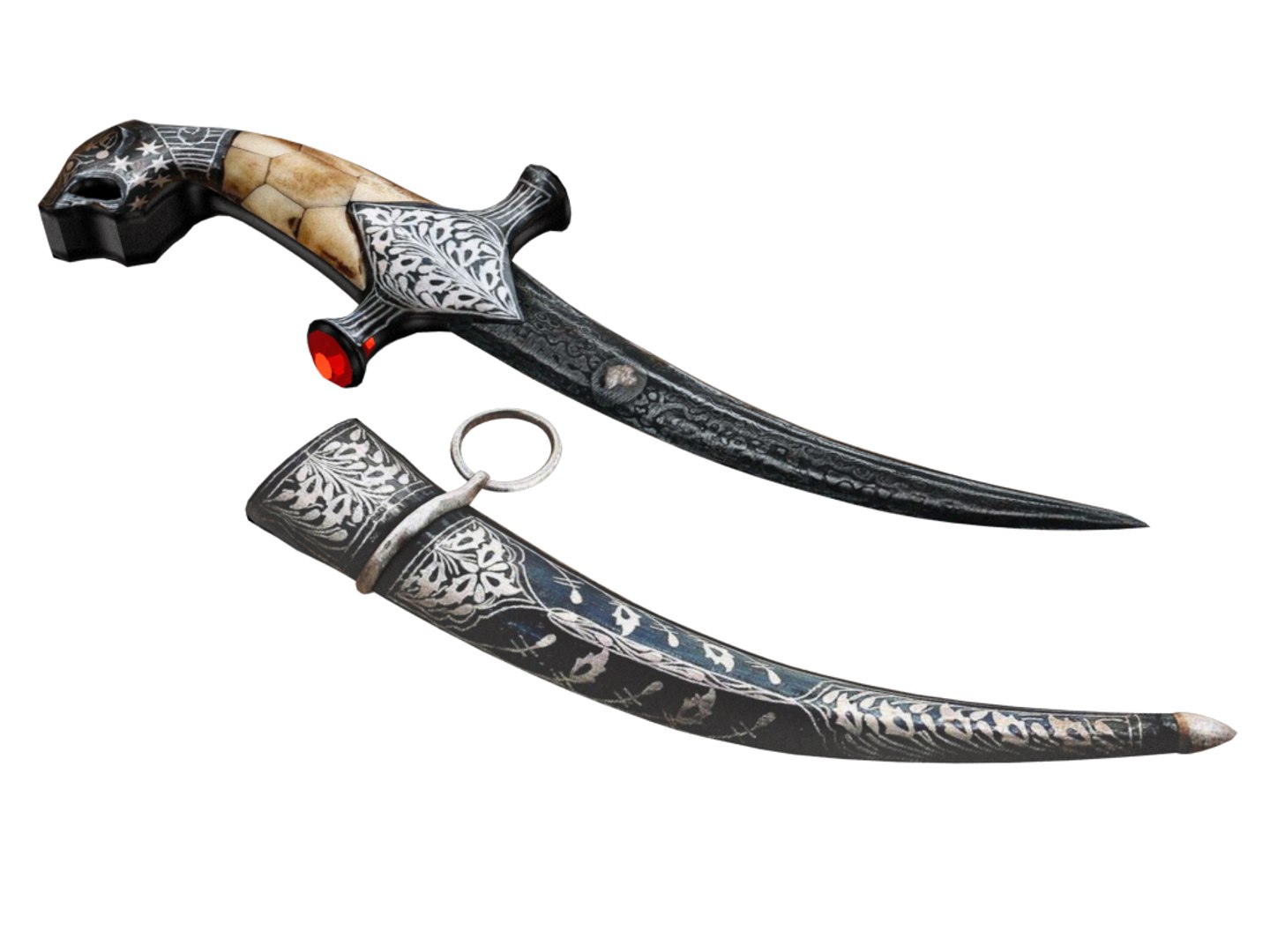 3D Dagger Knife Weapon Model - TurboSquid 1354832