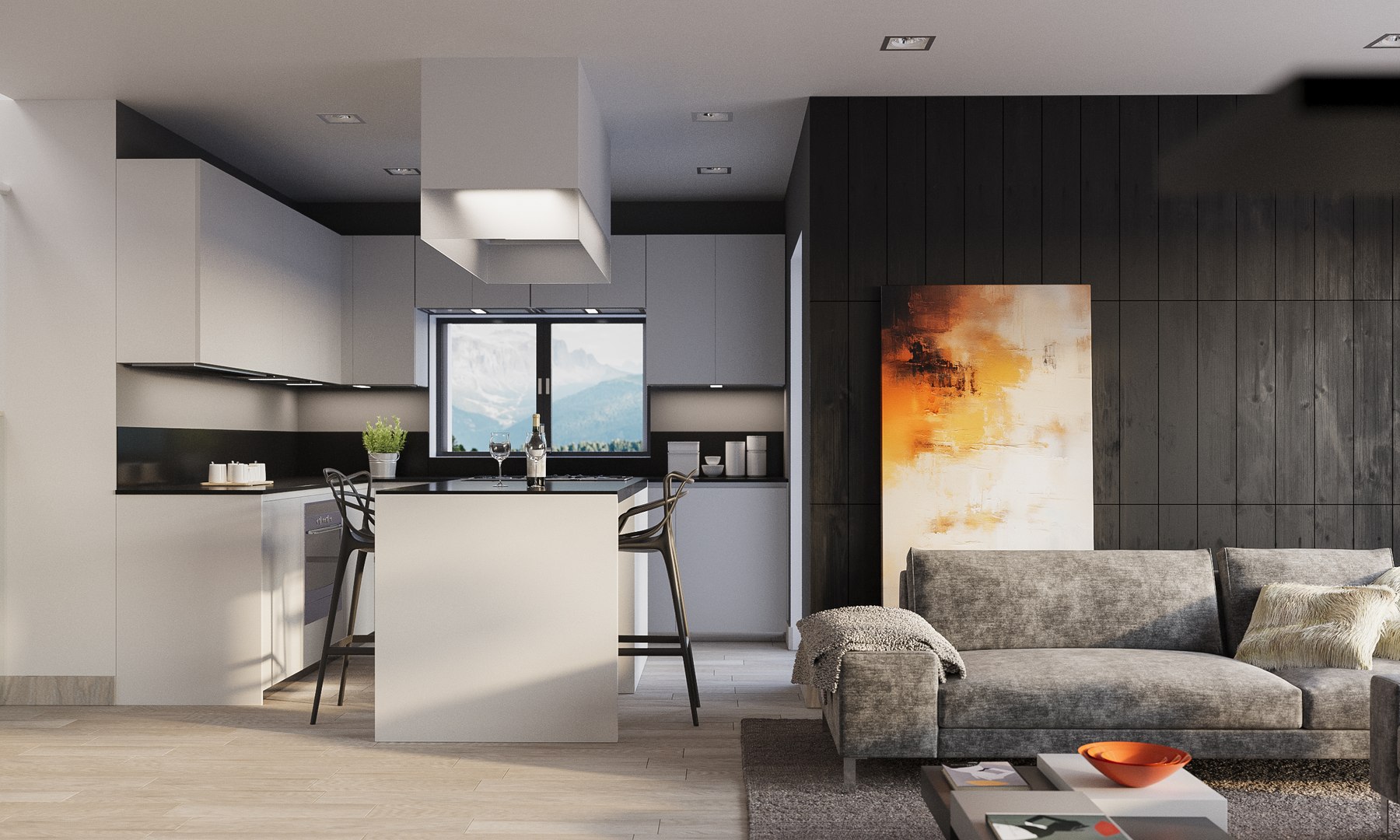 3D Modern Interior Apartment Scene - 3ds Max Corona 9 - TurboSquid 2102035