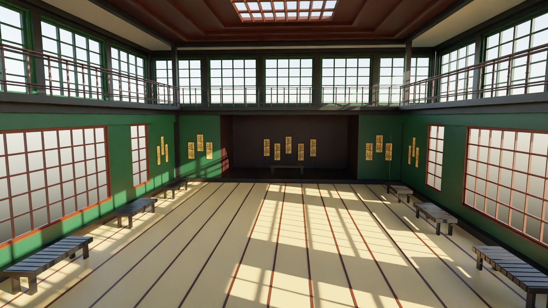 3D Model Japanese Dojo - TurboSquid 2157956
