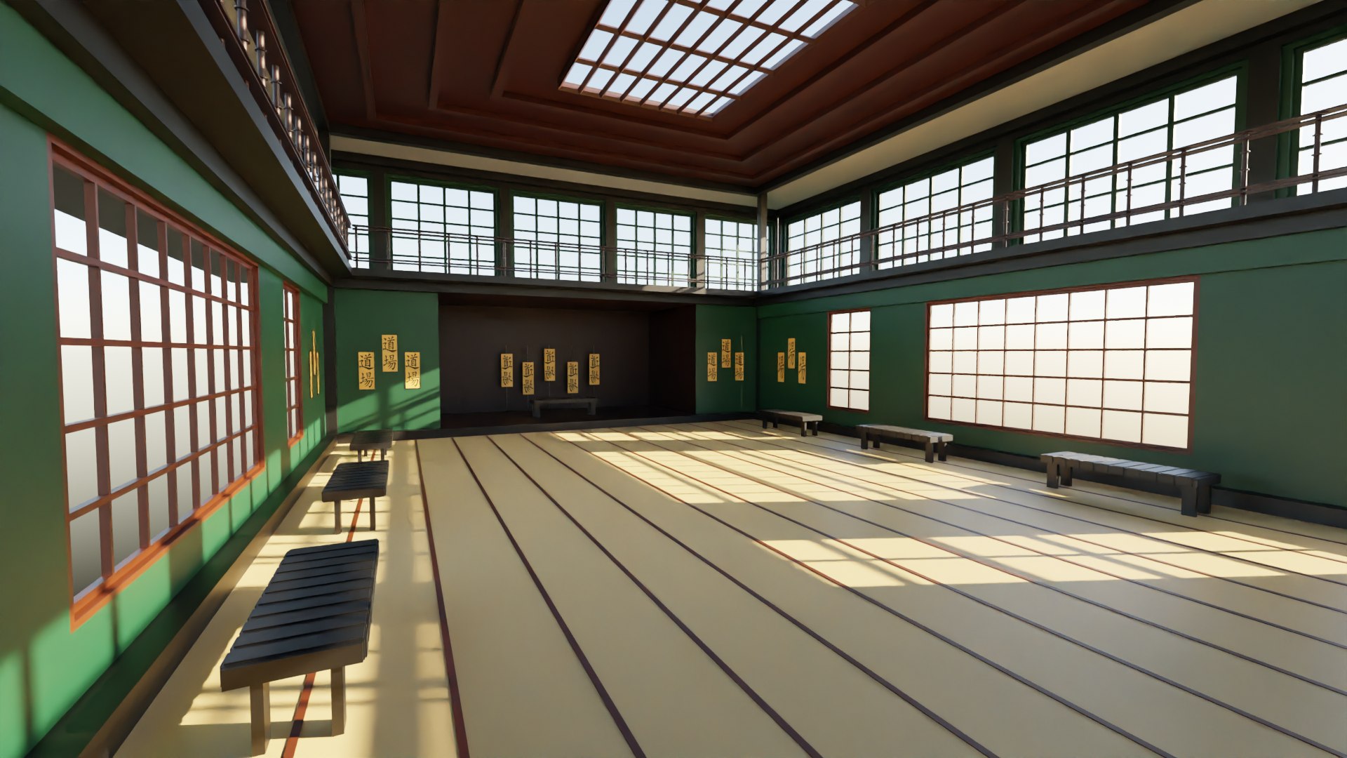 3D Model Japanese Dojo - TurboSquid 2157956