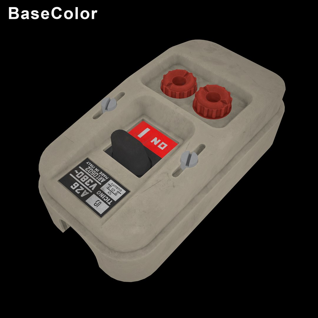 3D Model Industrial Switch Ticino - ART0602 - TurboSquid 2143295