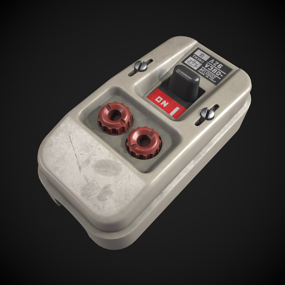 3D Model Industrial Switch Ticino - ART0602 - TurboSquid 2143295