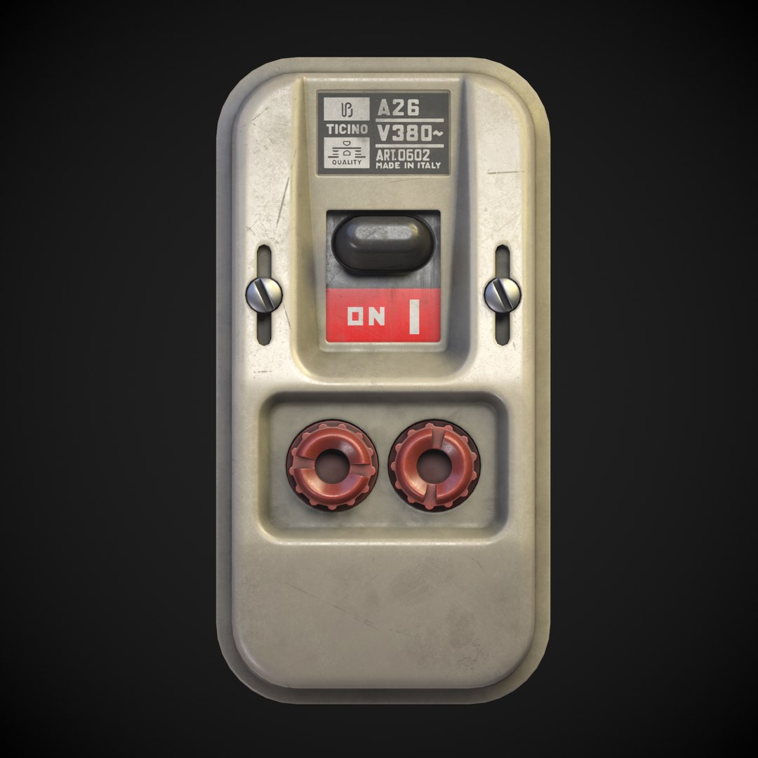 3D Model Industrial Switch Ticino - ART0602 - TurboSquid 2143295