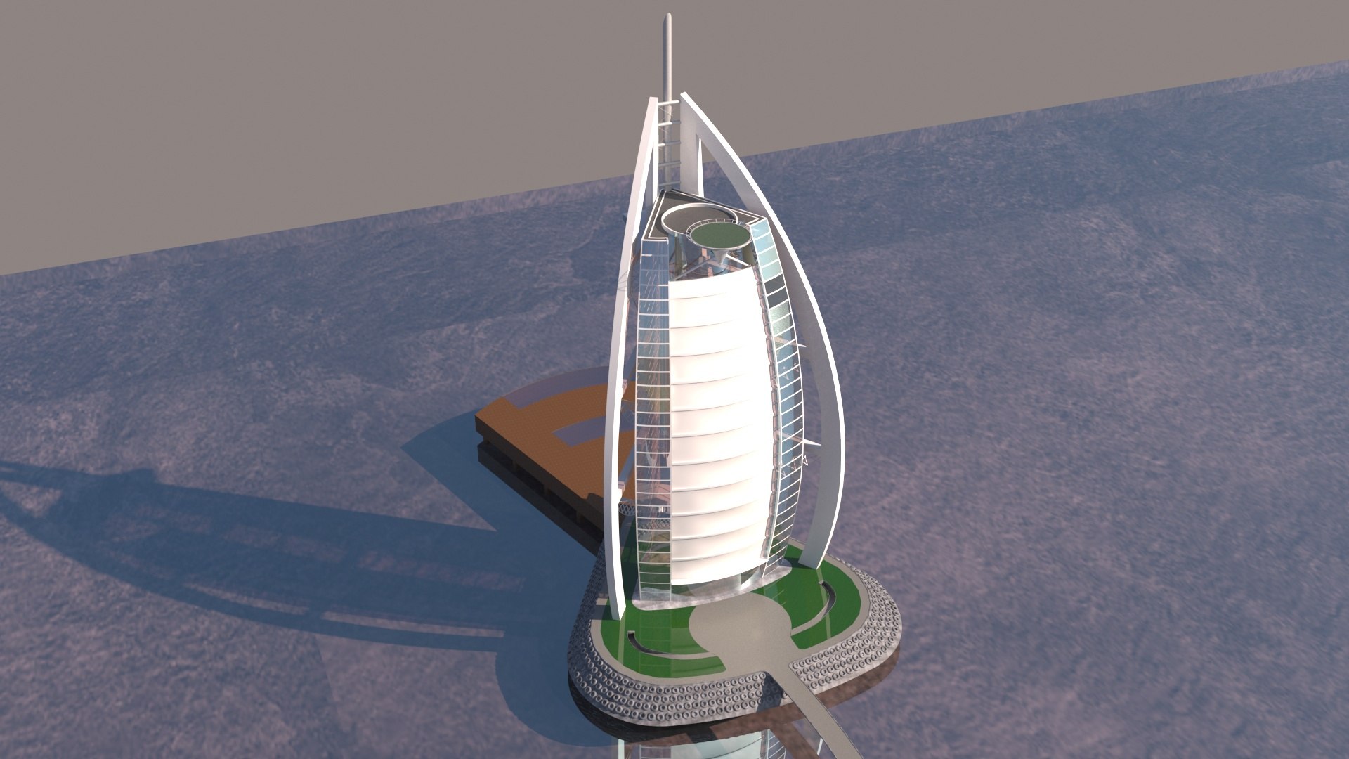 Burj Al Arab Tower 3D model - TurboSquid 1910417