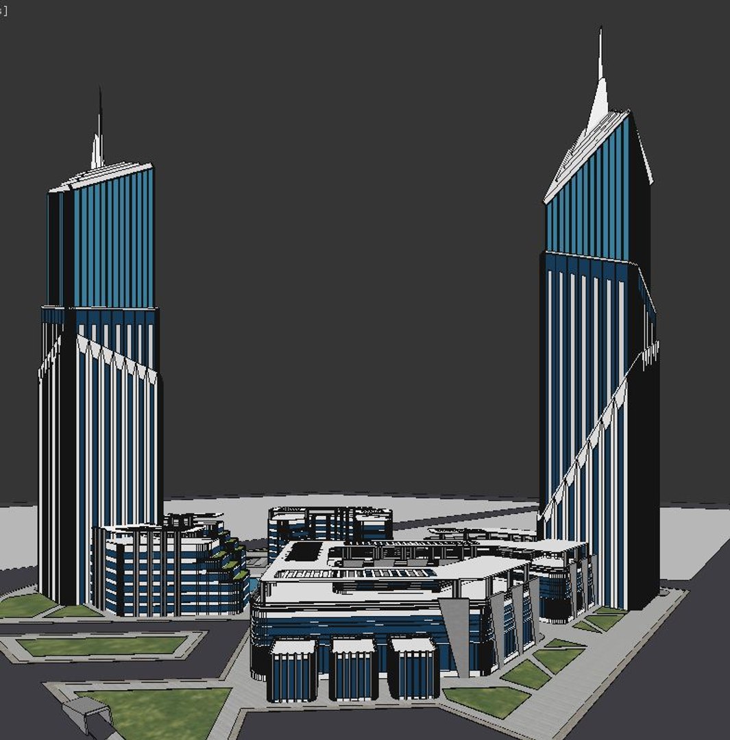 3D Trade Center Twin Tower - TurboSquid 1878772