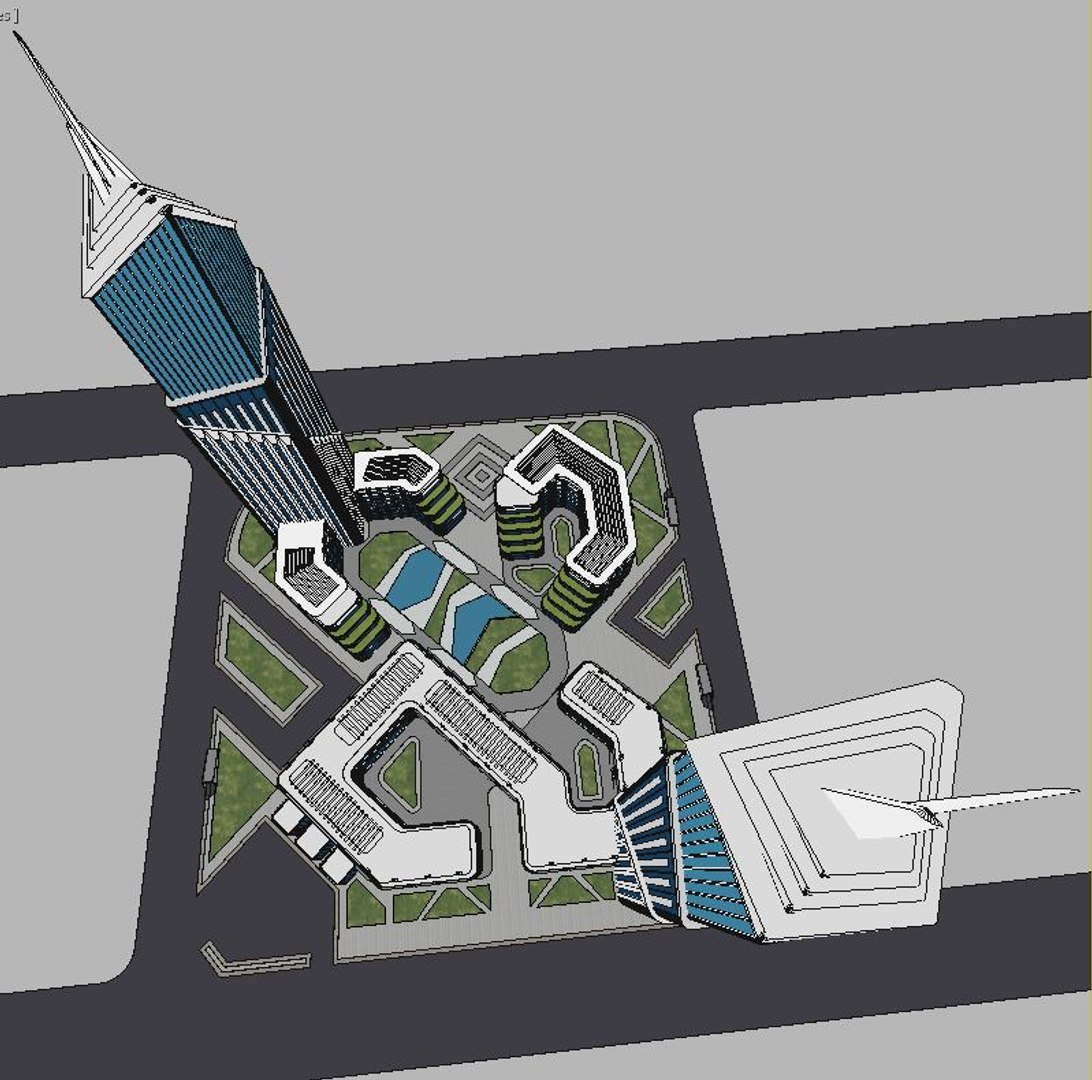 3D Trade Center Twin Tower - TurboSquid 1878772