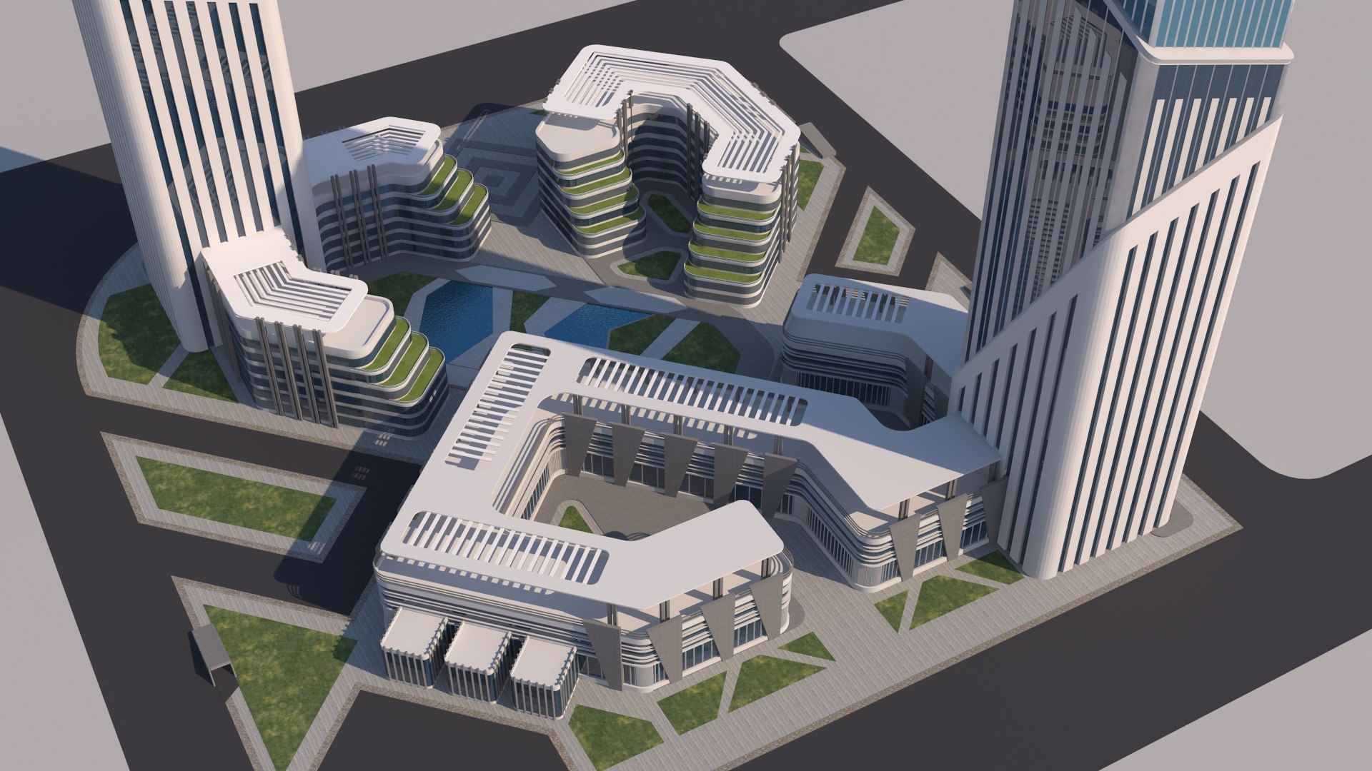 3D Trade Center Twin Tower - TurboSquid 1878772