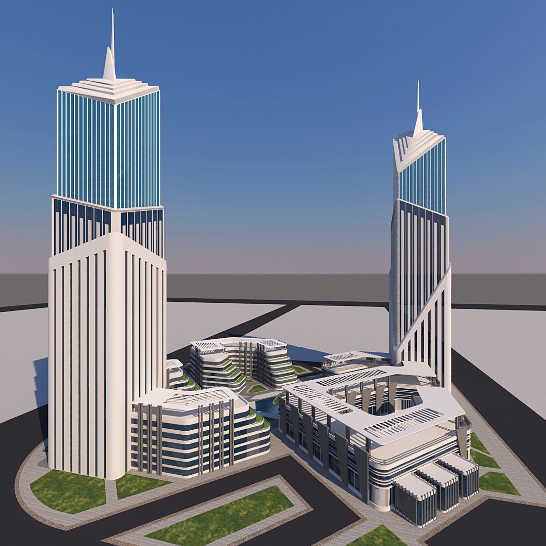 3D Trade Center Twin Tower - TurboSquid 1878772
