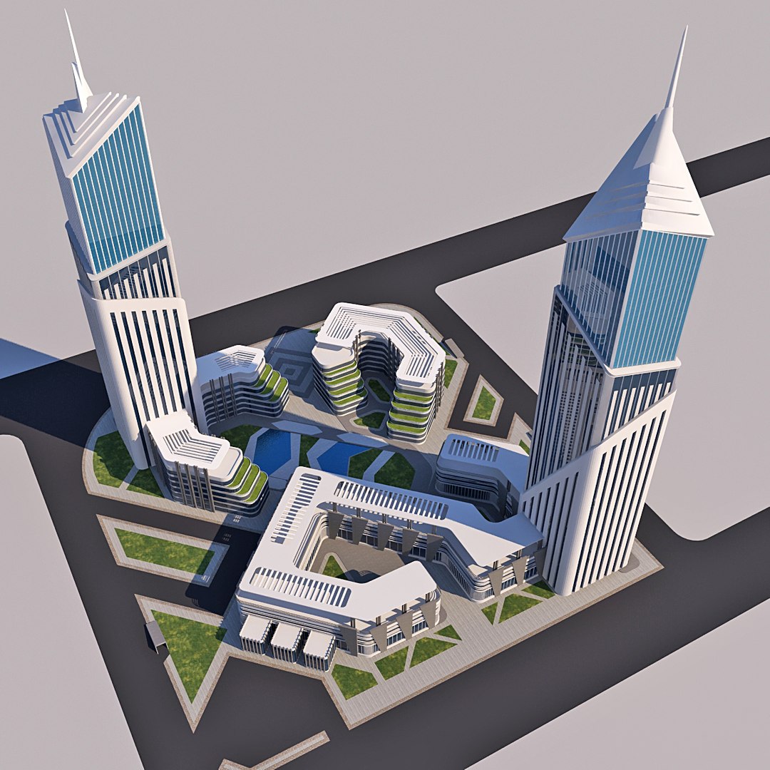 3D Trade Center Twin Tower - TurboSquid 1878772