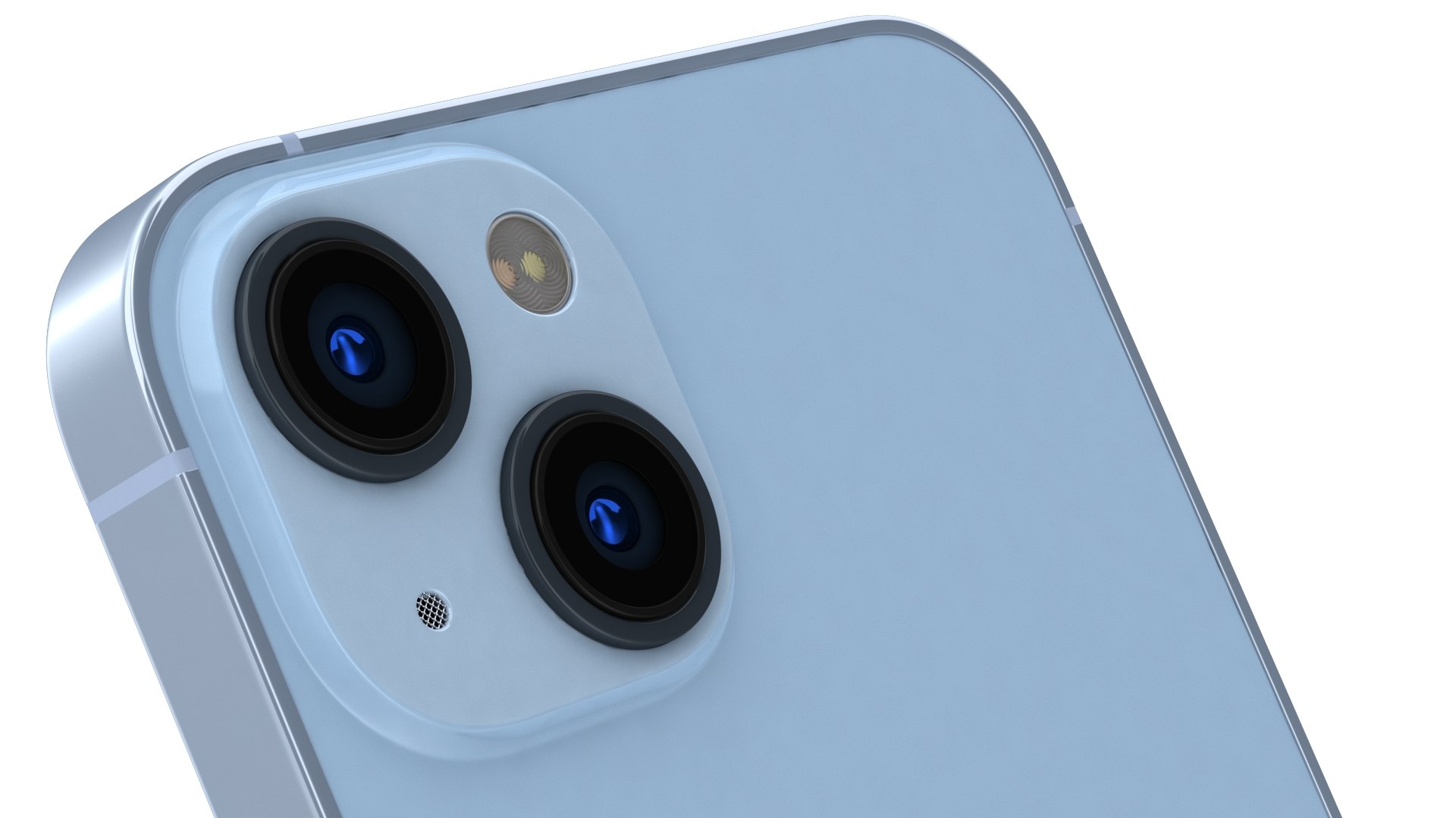 3D Apple IPhone 14 Blue Model - TurboSquid 1958587