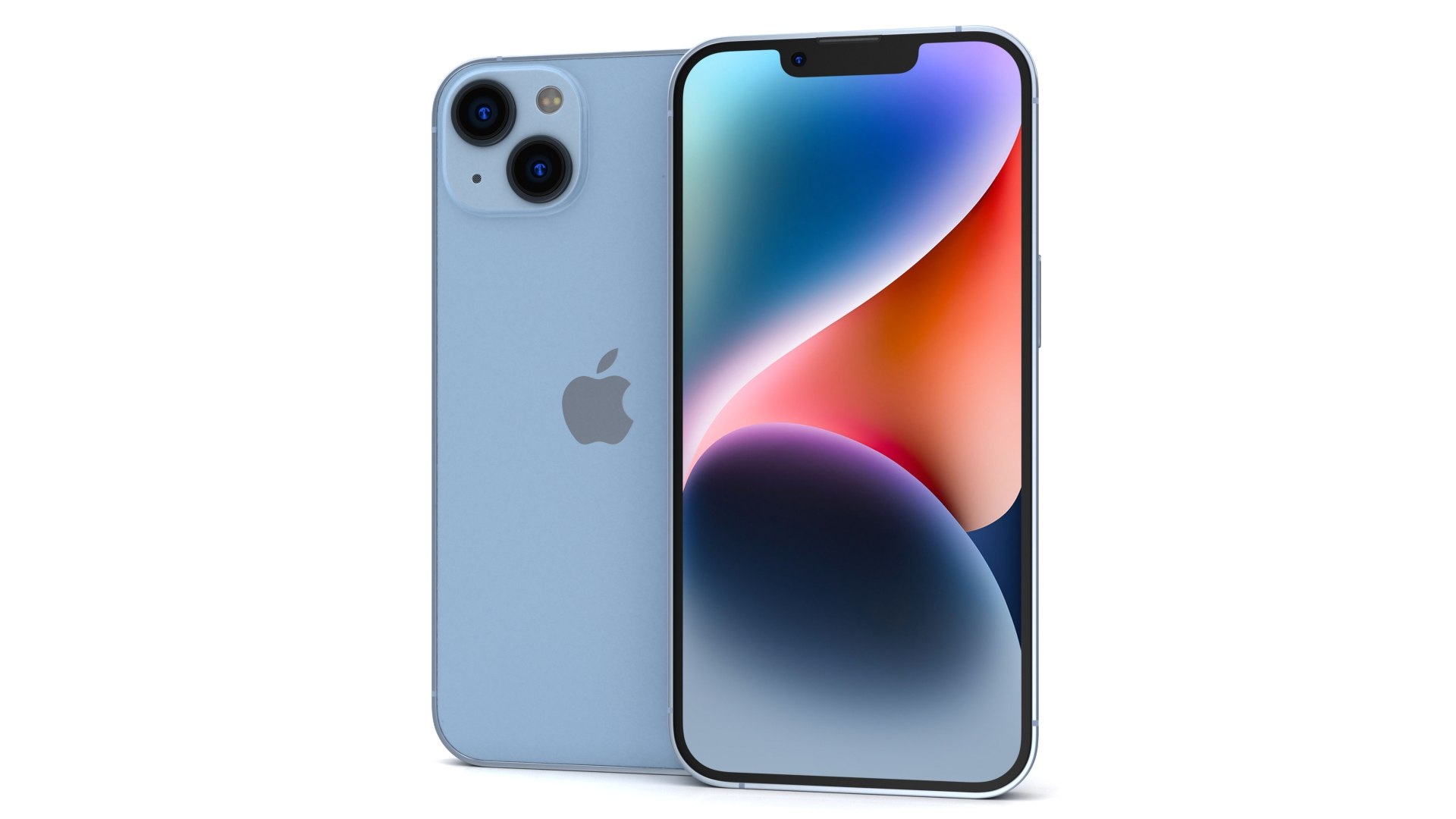 3D Apple IPhone 14 Blue Model - TurboSquid 1958587