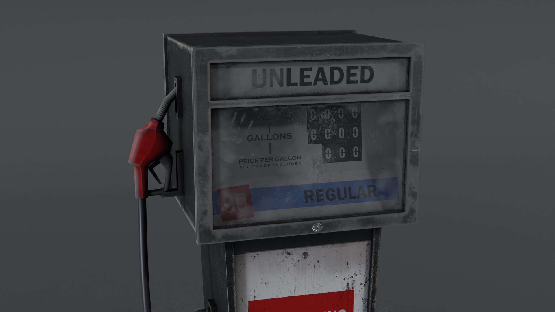 3D Realistic Gas Pump - PBR Low Poly Model - TurboSquid 2135474