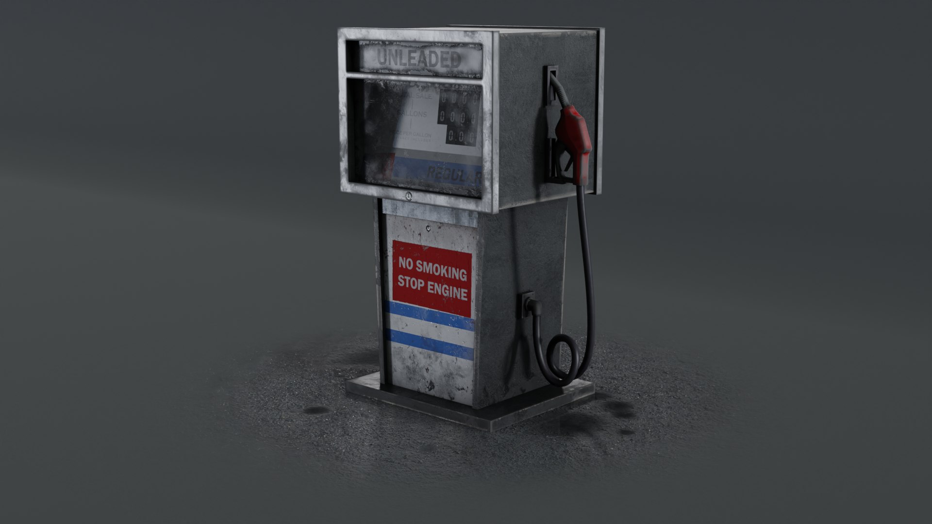 3D Realistic Gas Pump - PBR Low Poly Model - TurboSquid 2135474