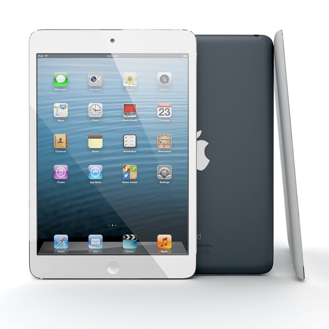 3d new apple ipad mini model