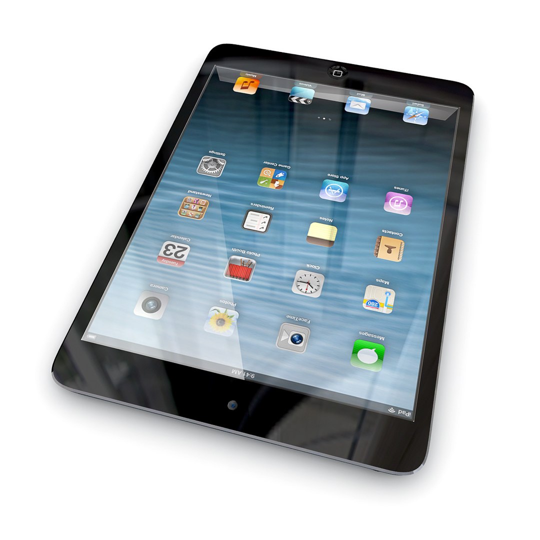 3d new apple ipad mini model