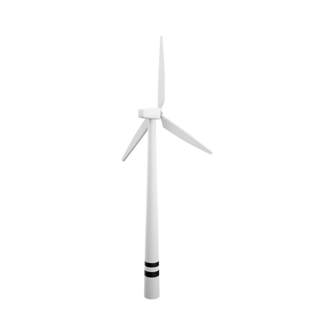 3D Model Wind Turbine Icon - TurboSquid 2066028