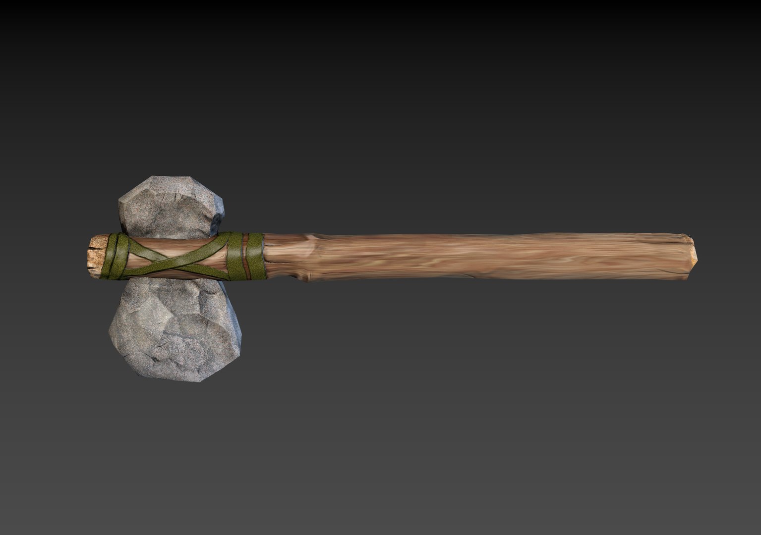 Stone Age Axe Low-poly 3D model - TurboSquid 1878997