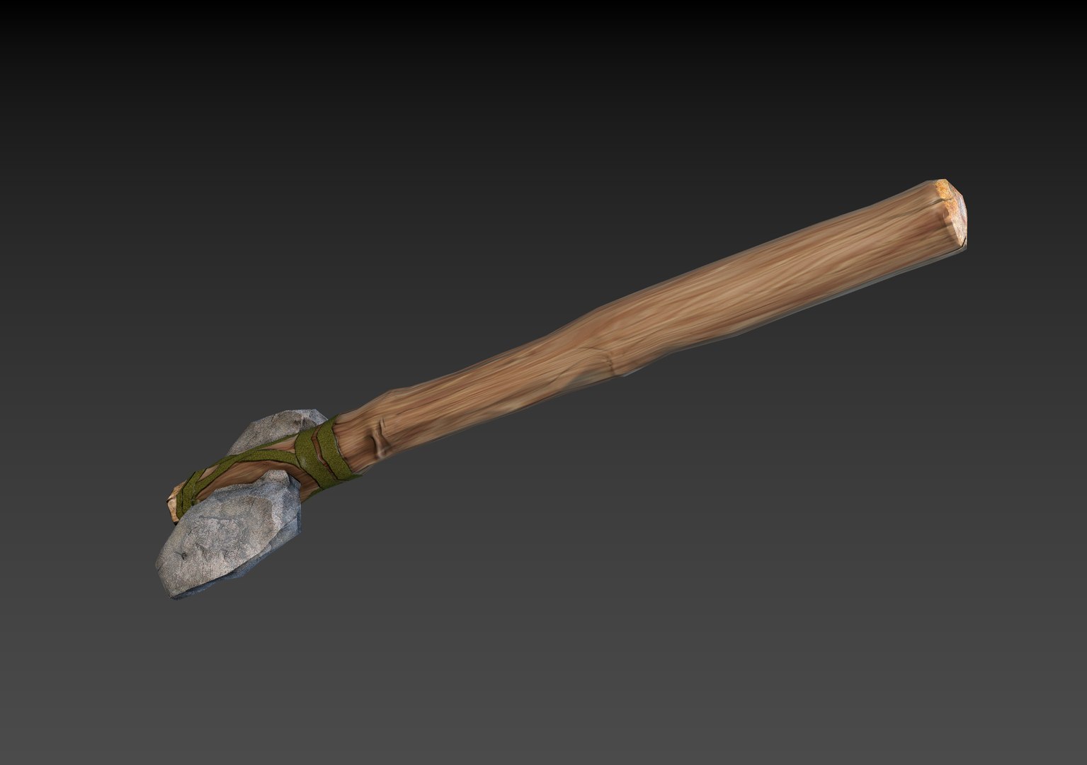Stone Age Axe Low-poly 3D model - TurboSquid 1878997