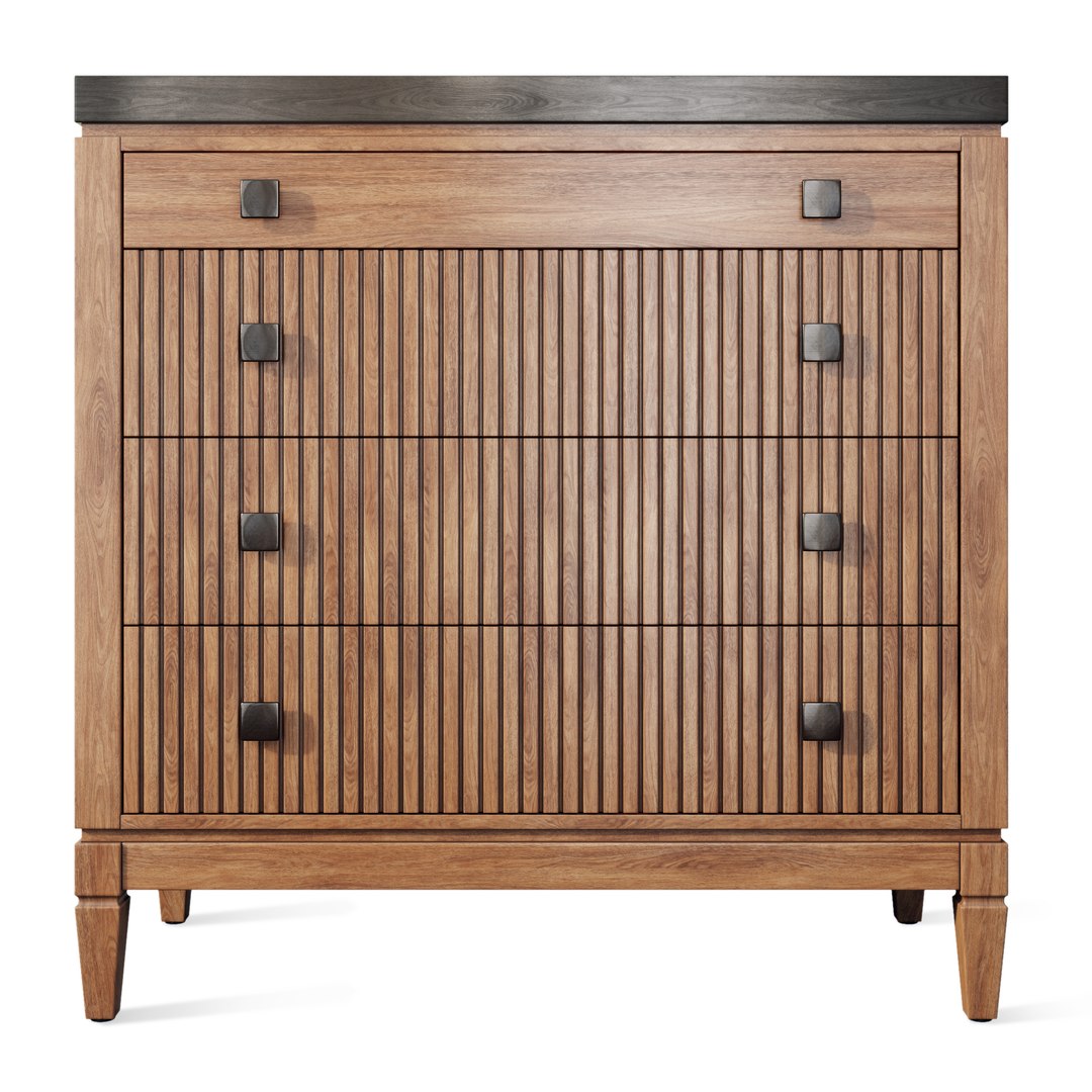 3D model Sideboard Foxtrot Siver - TurboSquid 2100007