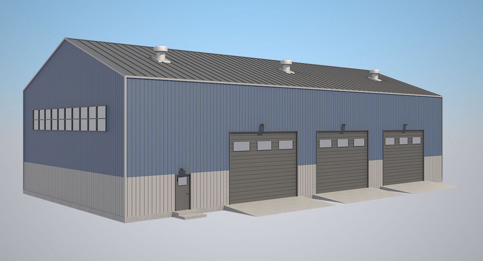 3D Building Industrial Model - TurboSquid 1281158