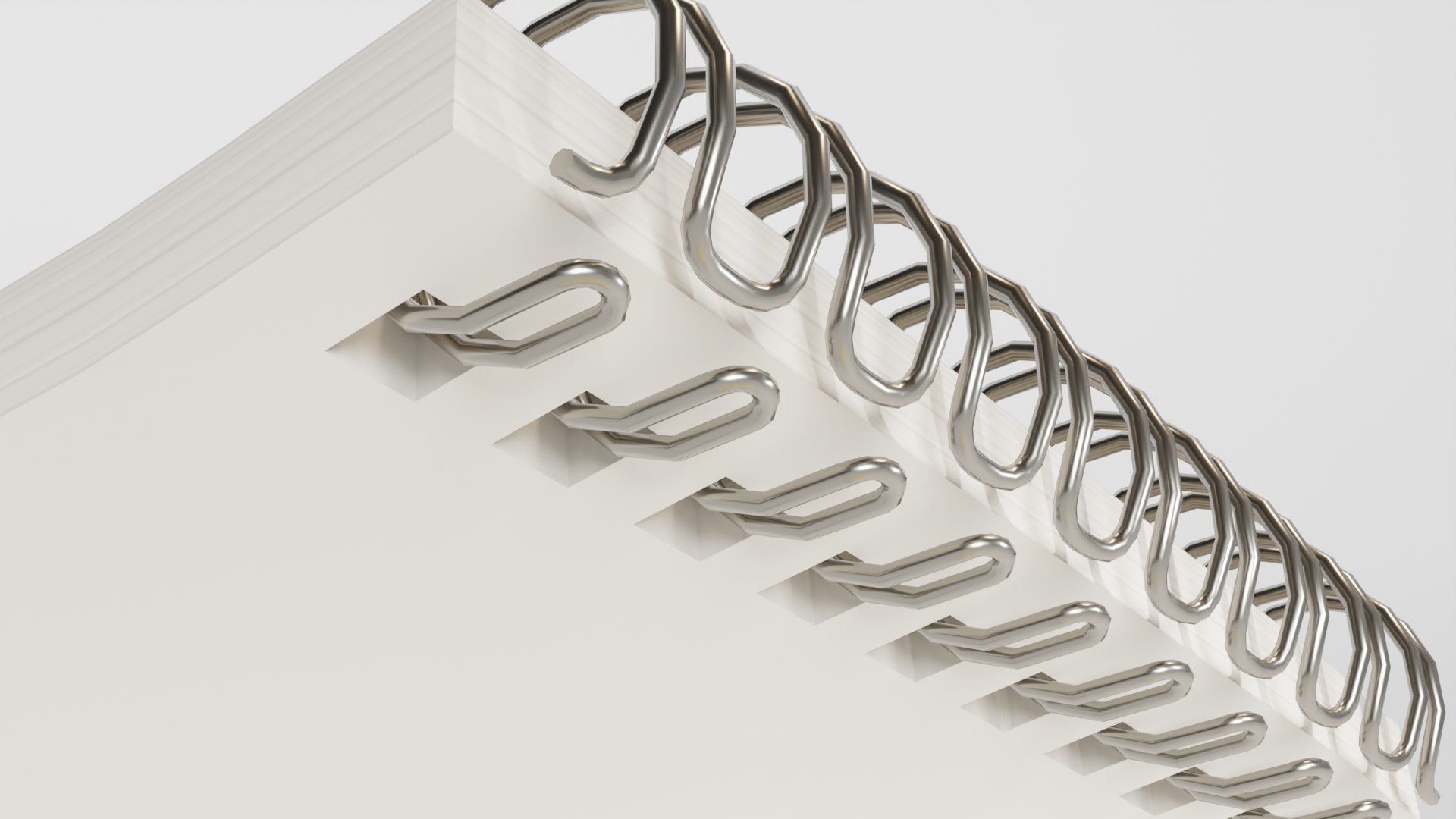 3D Model Notepad With Ring Binders - TurboSquid 2012170