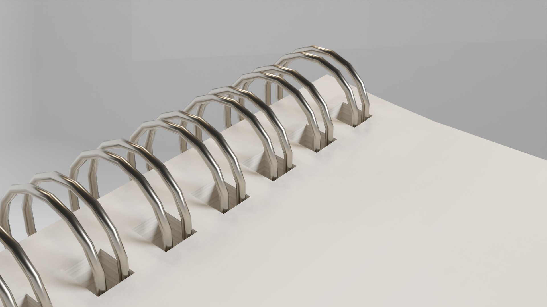 3D Model Notepad With Ring Binders - TurboSquid 2012170