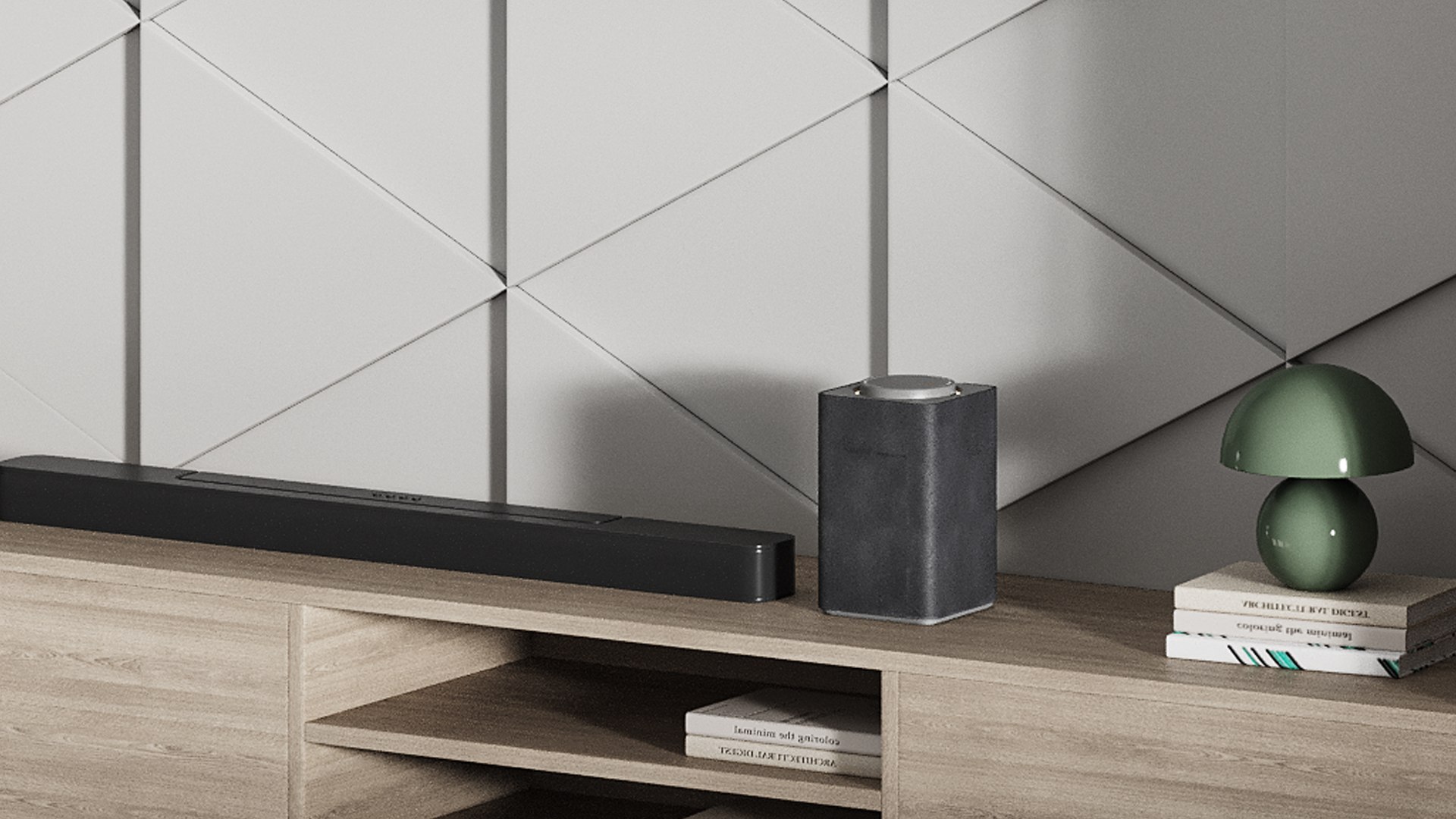 Modern TV Wall 026 3D Model - TurboSquid 2379201