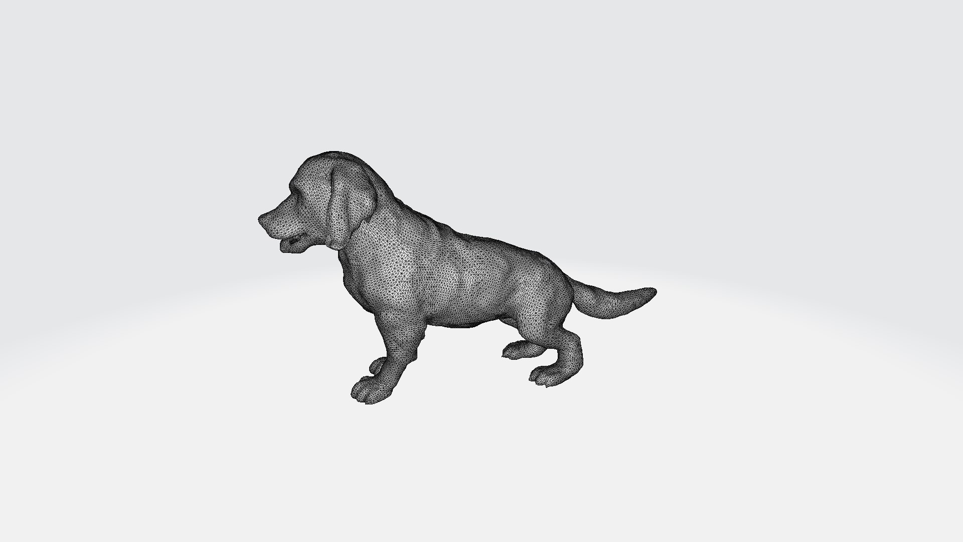 3D Realistic 3d High Resolution Model Of A Majestic Golden Retriever ...