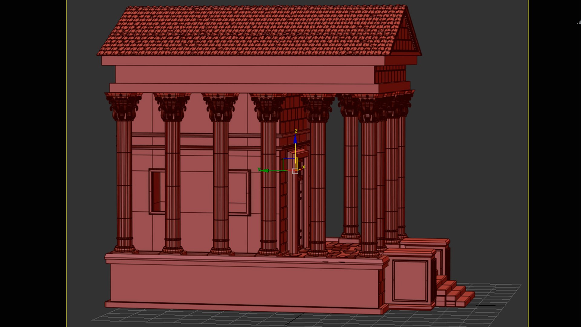3D Old Building With Columns Ancient Greece High-poly - TurboSquid 2379982