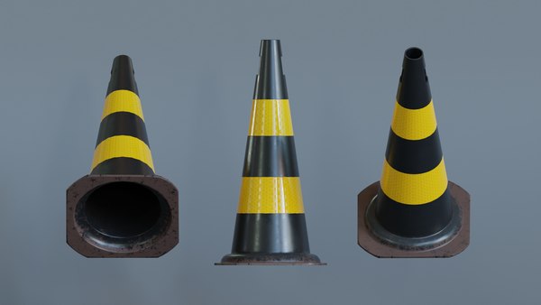 modelo 3d Cone sinalizacao - TurboSquid 2038678