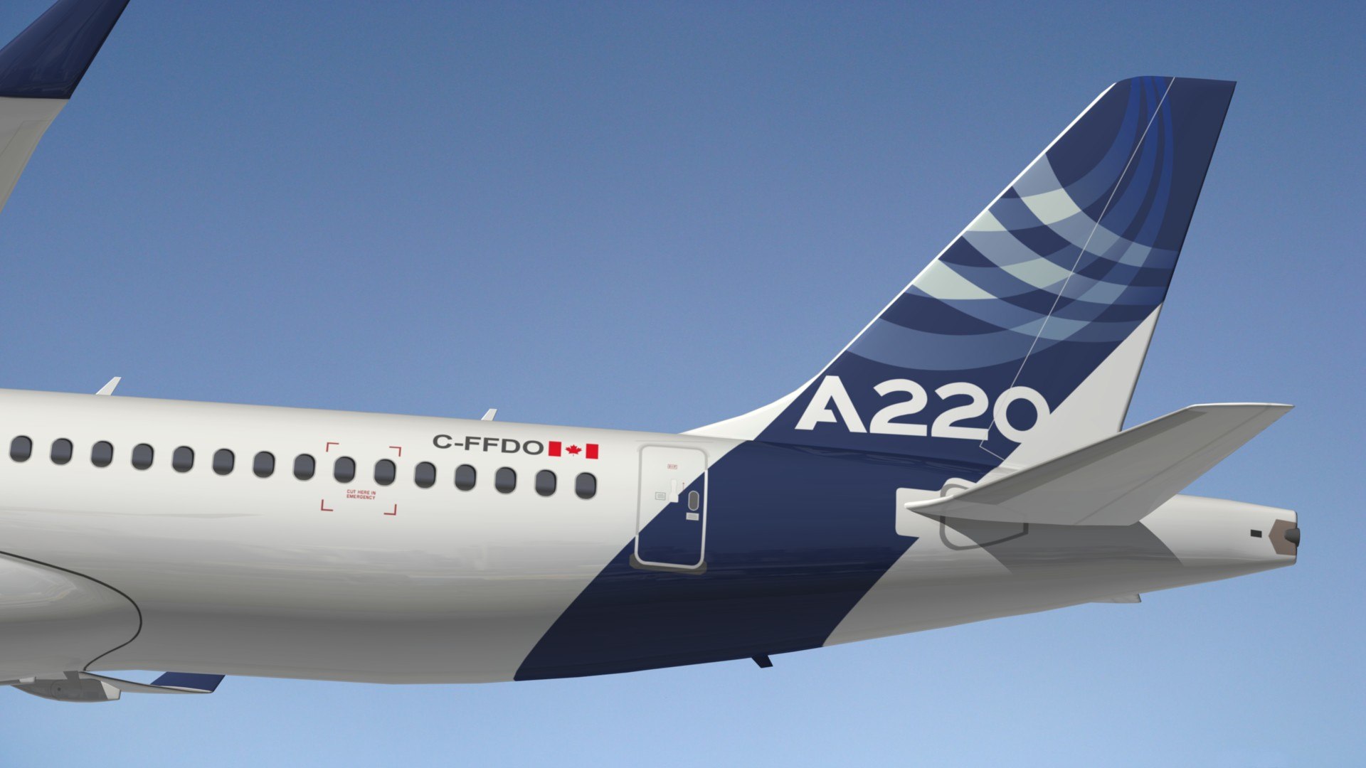 3D Airbus A220 300 Color House - TurboSquid 1774483