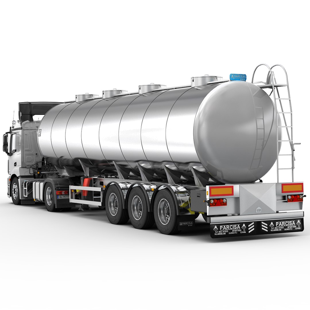 3d model antos tank trailer