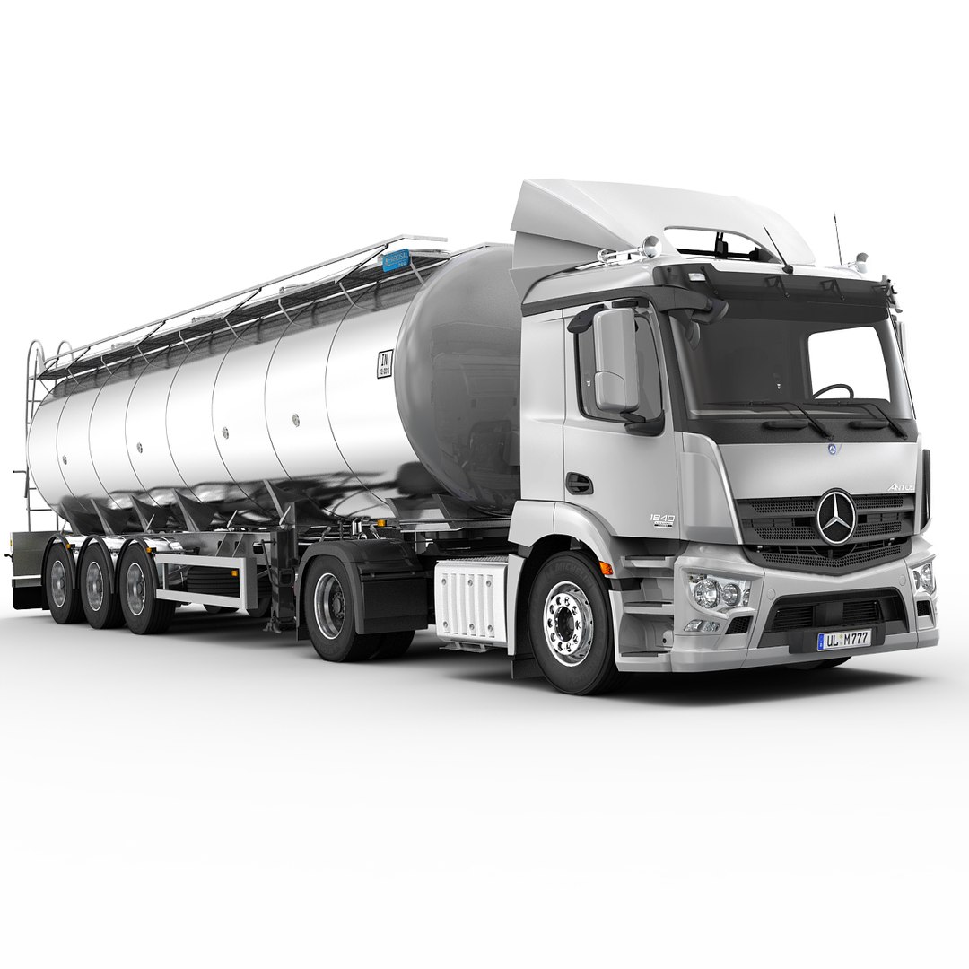 3d model antos tank trailer