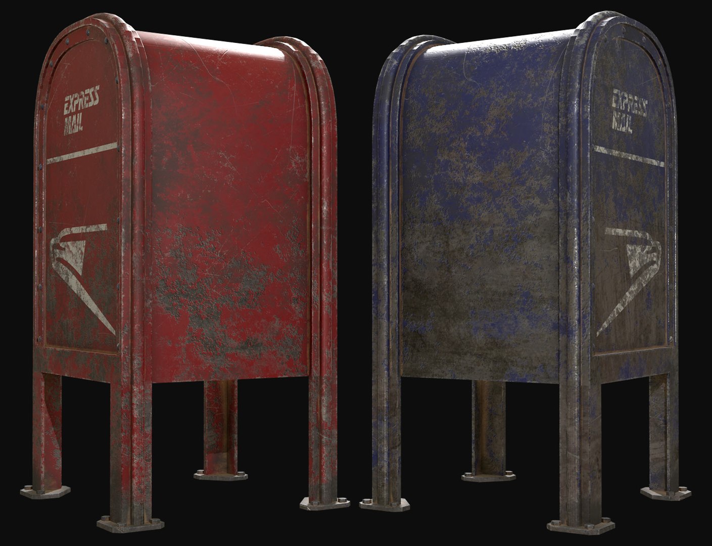 3D Model Mail Box-1 - TurboSquid 2301247