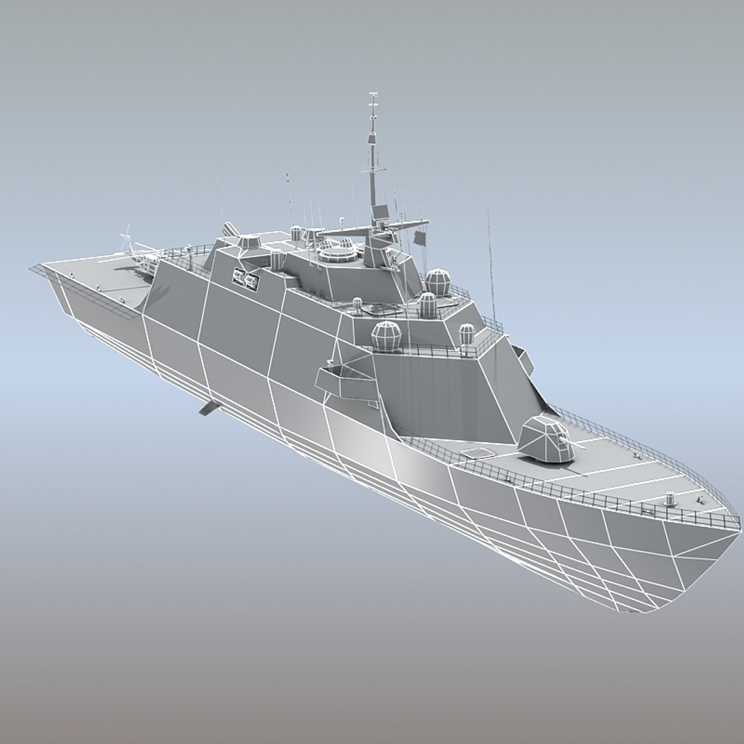3d model uss freedom lcs 1