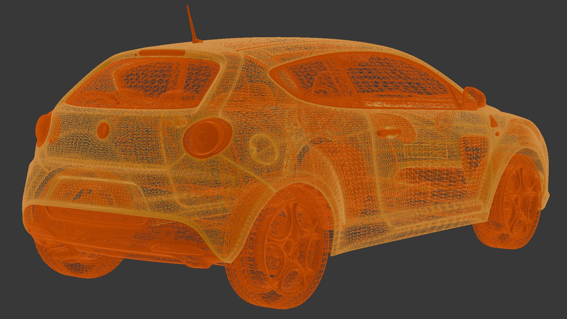 3D Alfa Romeo Mito - TurboSquid 2386953