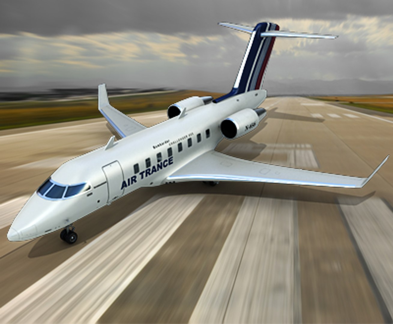 Bombardier Challenger 605 Model - TurboSquid 494667