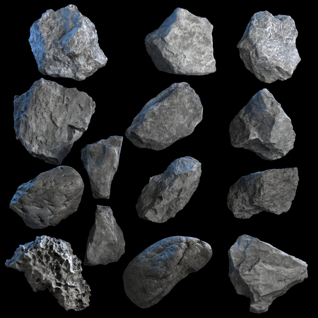 Realistic rocks 3D model - TurboSquid 1198153