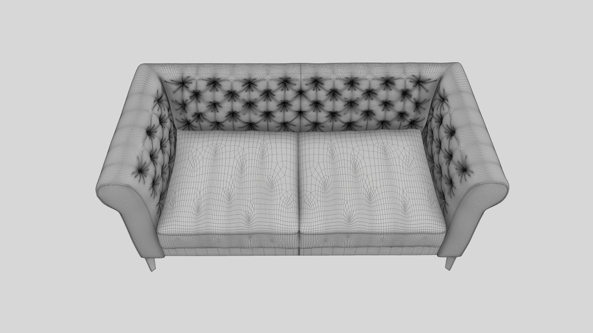3D Romantico Loveseat Model - TurboSquid 1990339