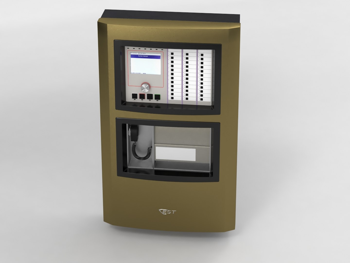 3D Est3x Alarm Panel Model - TurboSquid 1578061