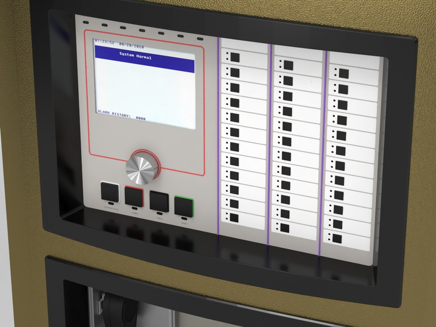 3D Est3x Alarm Panel Model - TurboSquid 1578061