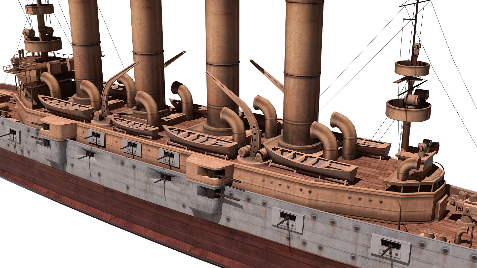 3D Model USS St Louis - TurboSquid 1892169