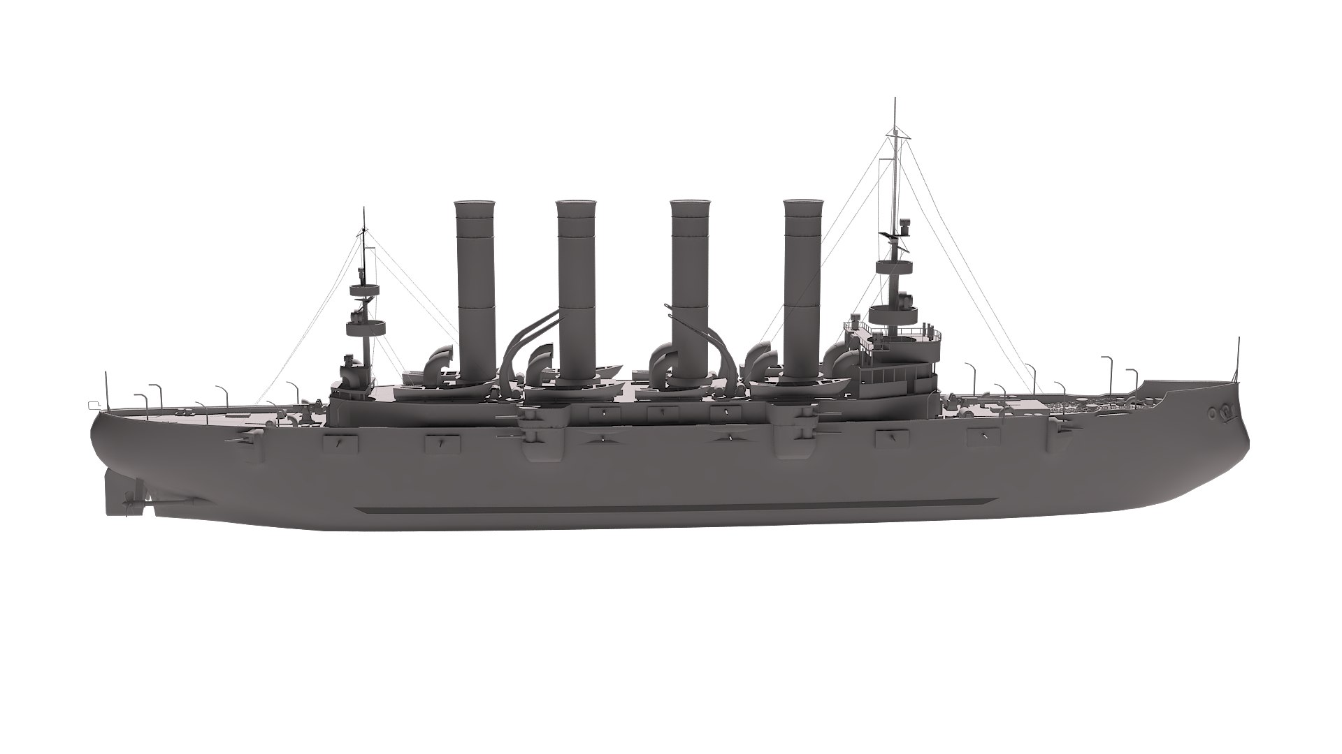 3D Model USS St Louis - TurboSquid 1892169