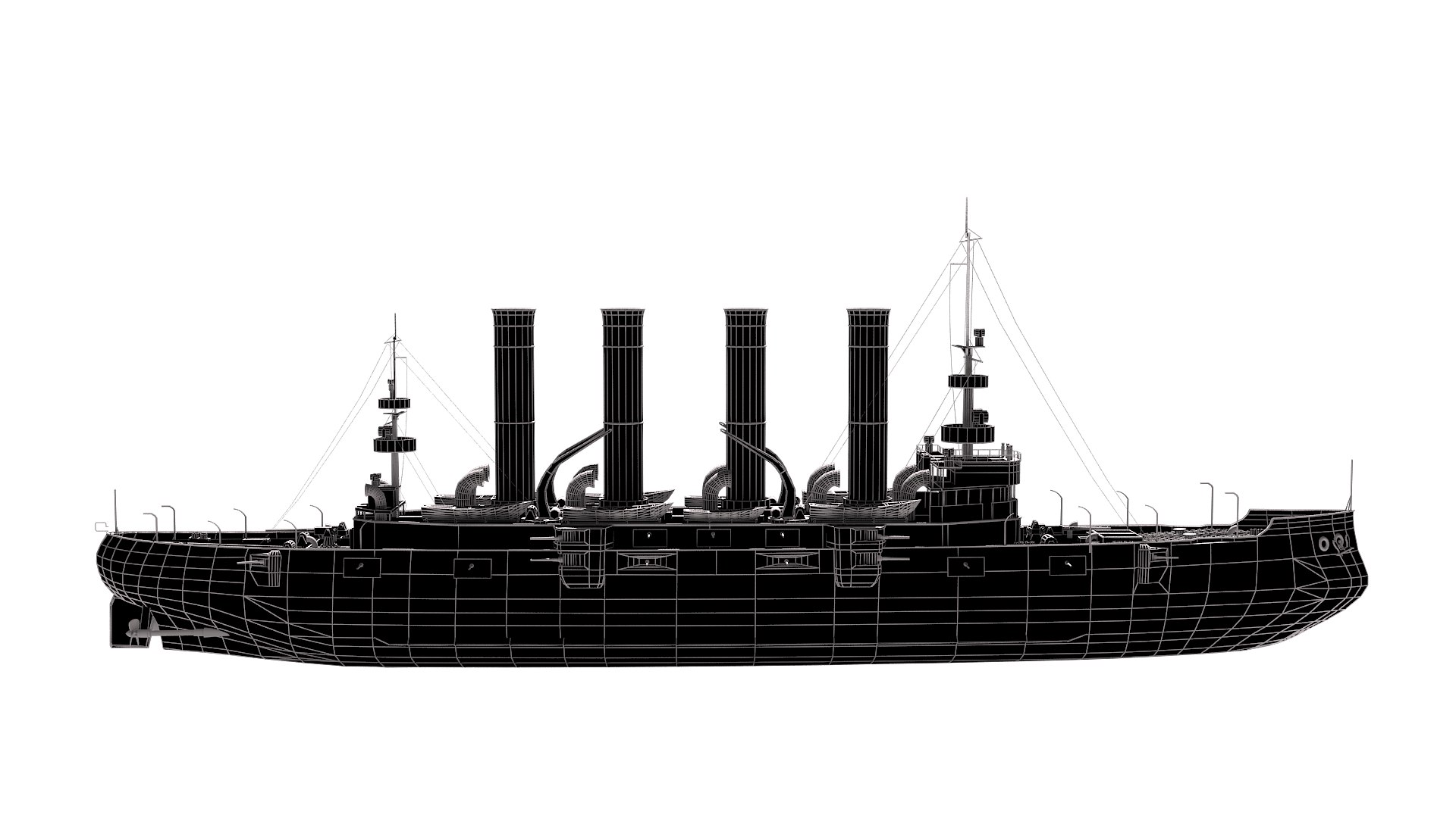 3D Model USS St Louis - TurboSquid 1892169