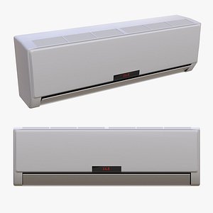 Download 3D Wall Mounted Air Conditioner Blender Models - TurboSquid